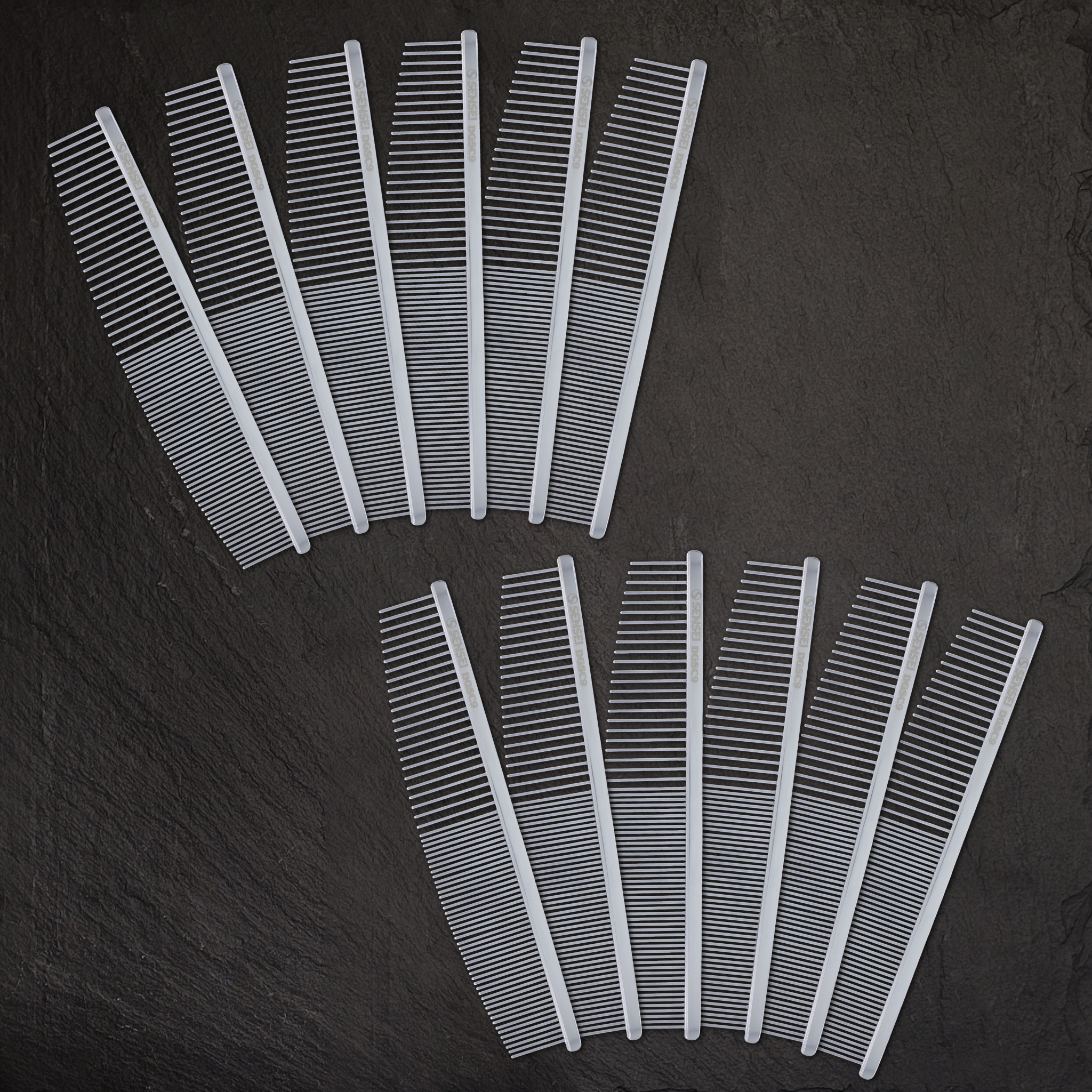 Crescent Tooth Long Grooming Comb – Sensei Shears